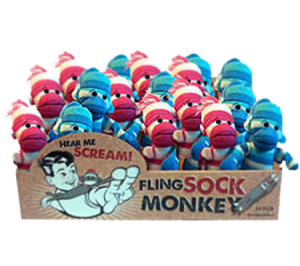 fling-sock-monkey-box | Leading Edge Novelty