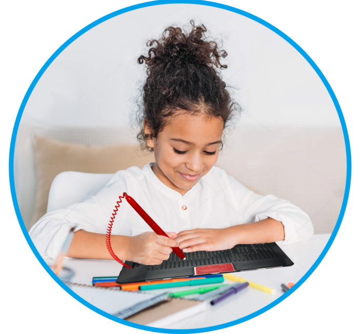 Girl with pad | Leading Edge Novelty